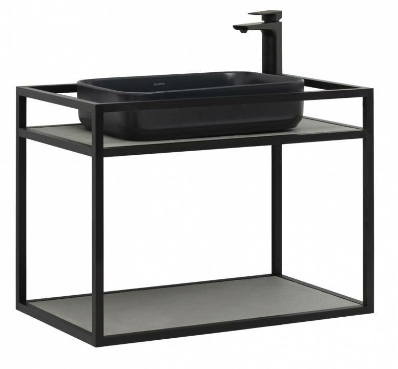 Консоль под раковину Allen Brau Liberty 75 1.33001. BB черный браш