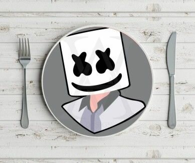 Тарелка Marshmello, Маршмэллоу №7