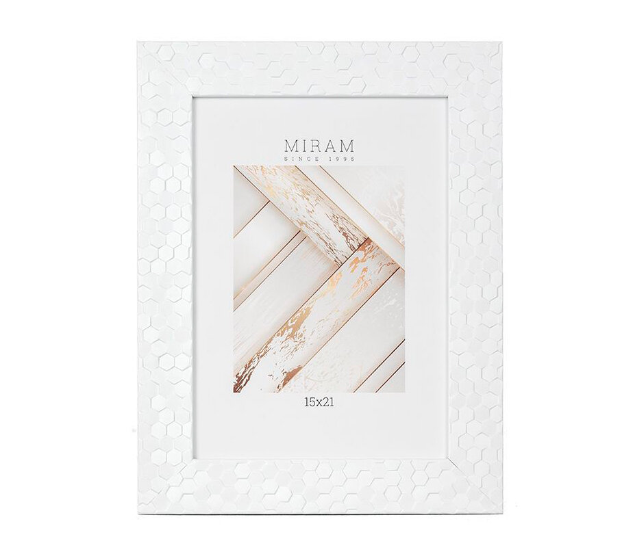 Фоторамка Мирам 15х21 см, белый