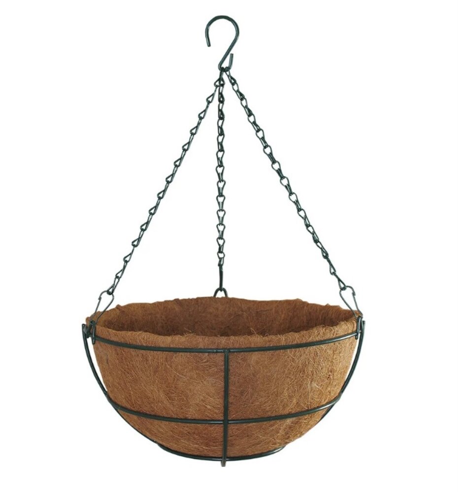 Коковита-кашпо подвес. Ретро d-30см /24 Listok