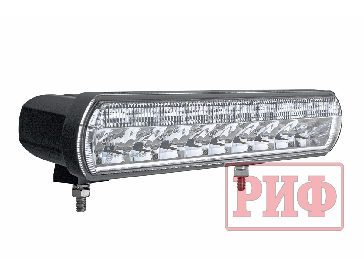 Светодиодная фара водительского света РИФ с ДХО 318 мм 50W