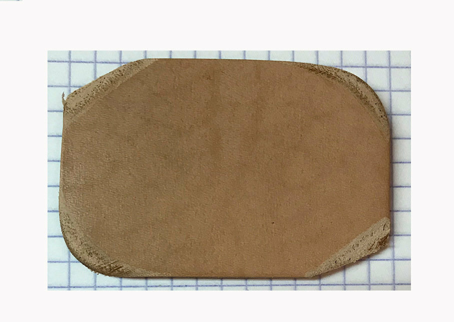 Медиатор кожаный для балалайки бас, Мозеръ P03