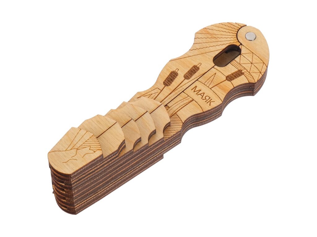 HV16 Чехол деревянный для варгана Маяк, Мастерская Глазырина