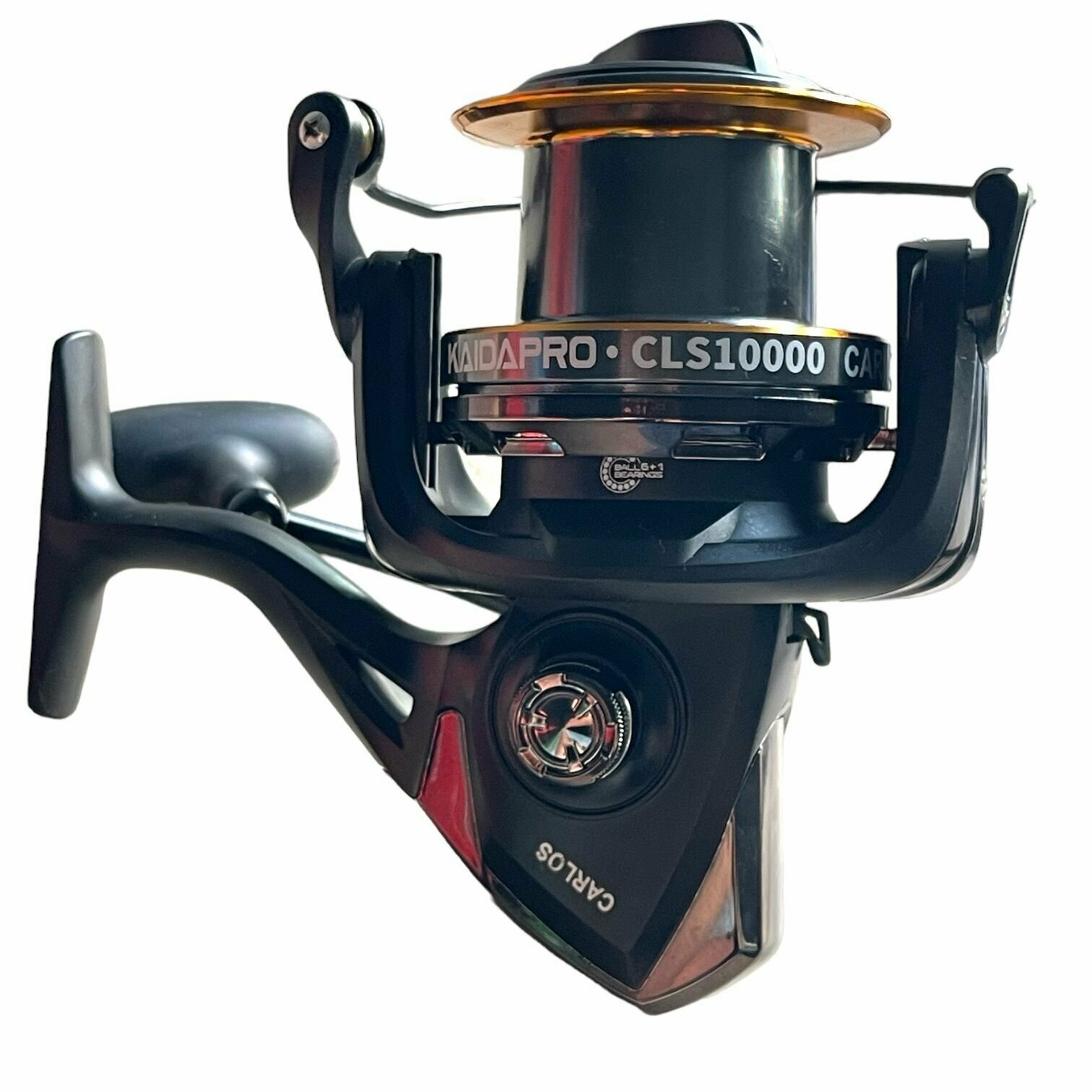 Катушка Kaida Carlos CLS 10000 6+1 карповая, силовая, катушка на трофейную рыбу кайда карлос