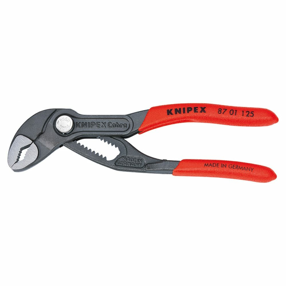Переставные клещи Кобра Knipex KN-8701125, с деталями круглого профиля