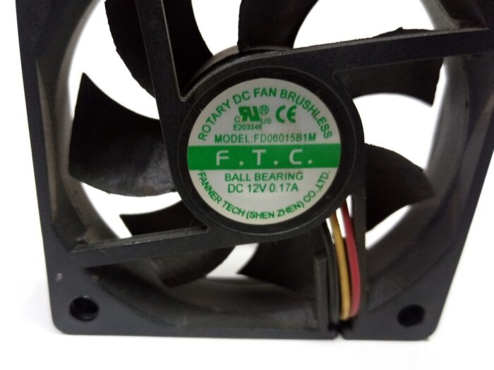 Вентилятор 60x60x15 DC 12V 0.17A Fanner Tech FD06015B1M 4000об/мин