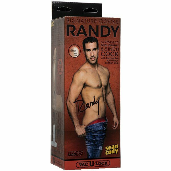 Фаллоимитатор с мошонкой на съемной присоске слепок порно-звезды RANDY Signature Cocks