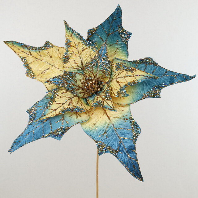 Пуансеттия на стебле La Riva 56 см, Christmas Deluxe, 86709-deluxe