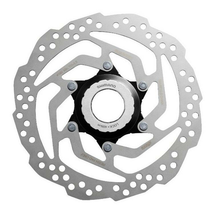 Тормозной диск Shimano RT10, 160мм, Centerlock, с lock ring, только для пласт колод