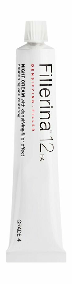 FILLERINA 12HA Densifying Filler Крем ночной для лица с укрепляющим эффектом, 50 мл, уровень 4,