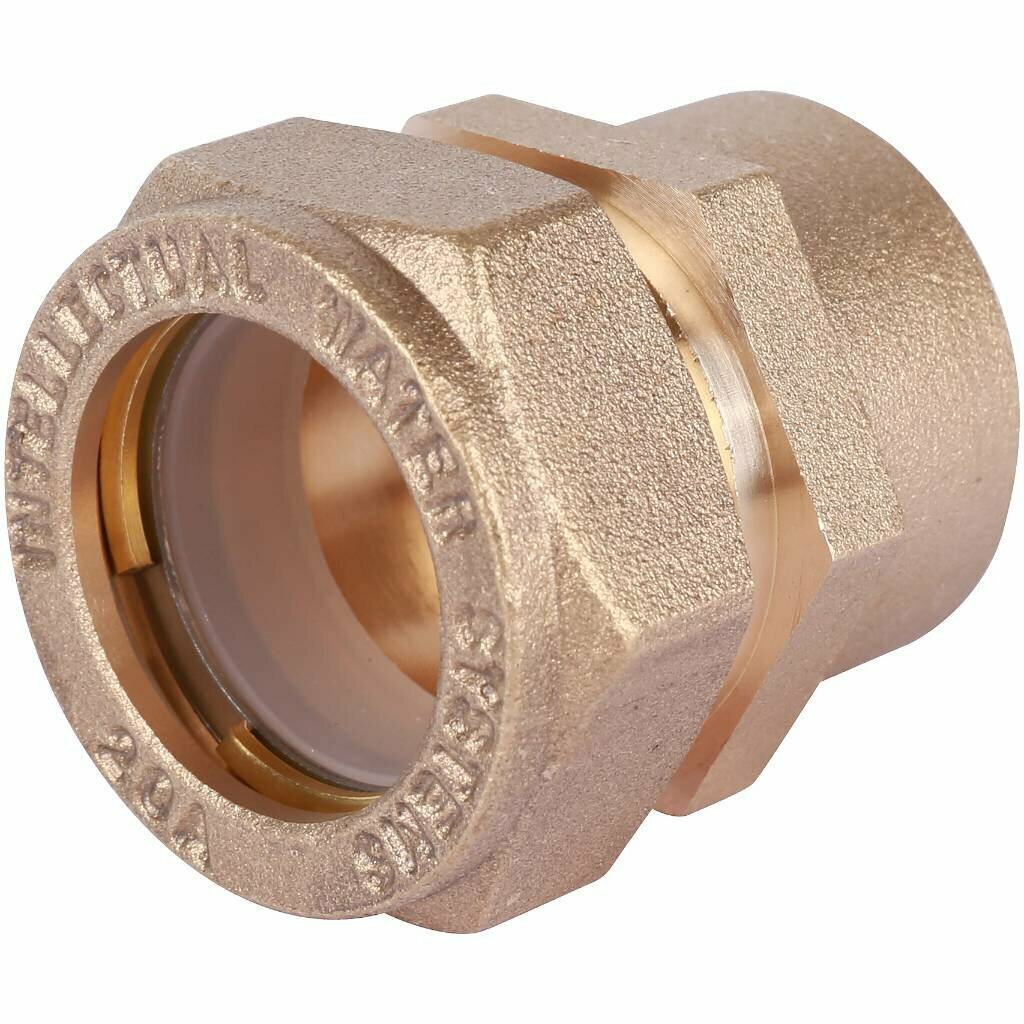 Муфта обжимная (ВР) 20 х 3/4" для стальных гофрированных труб Neptun (Stahlmann)