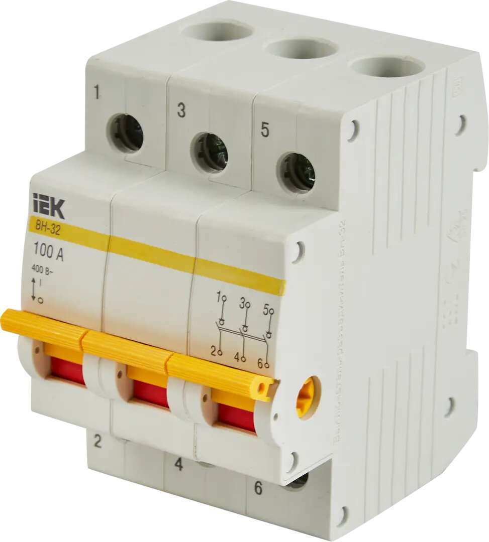 Автоматический выключатель IEK ВН-32 3P 100 А