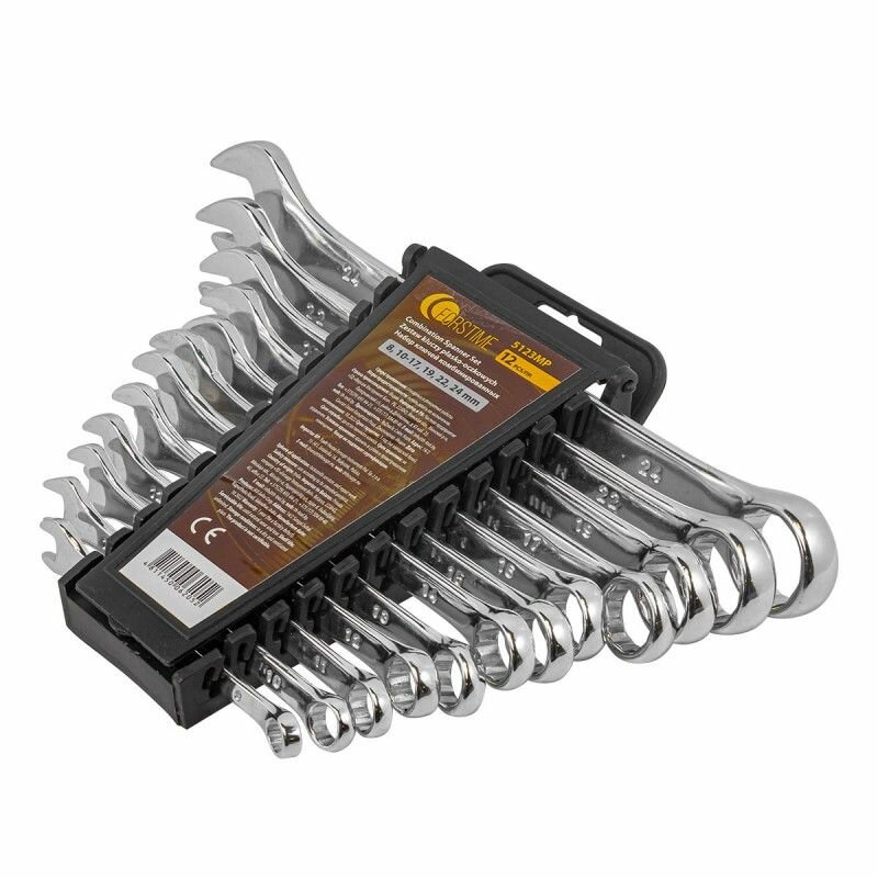 Набор ключей комбинированных 12 предметов (8,10-17, 19, 22, 24 мм)