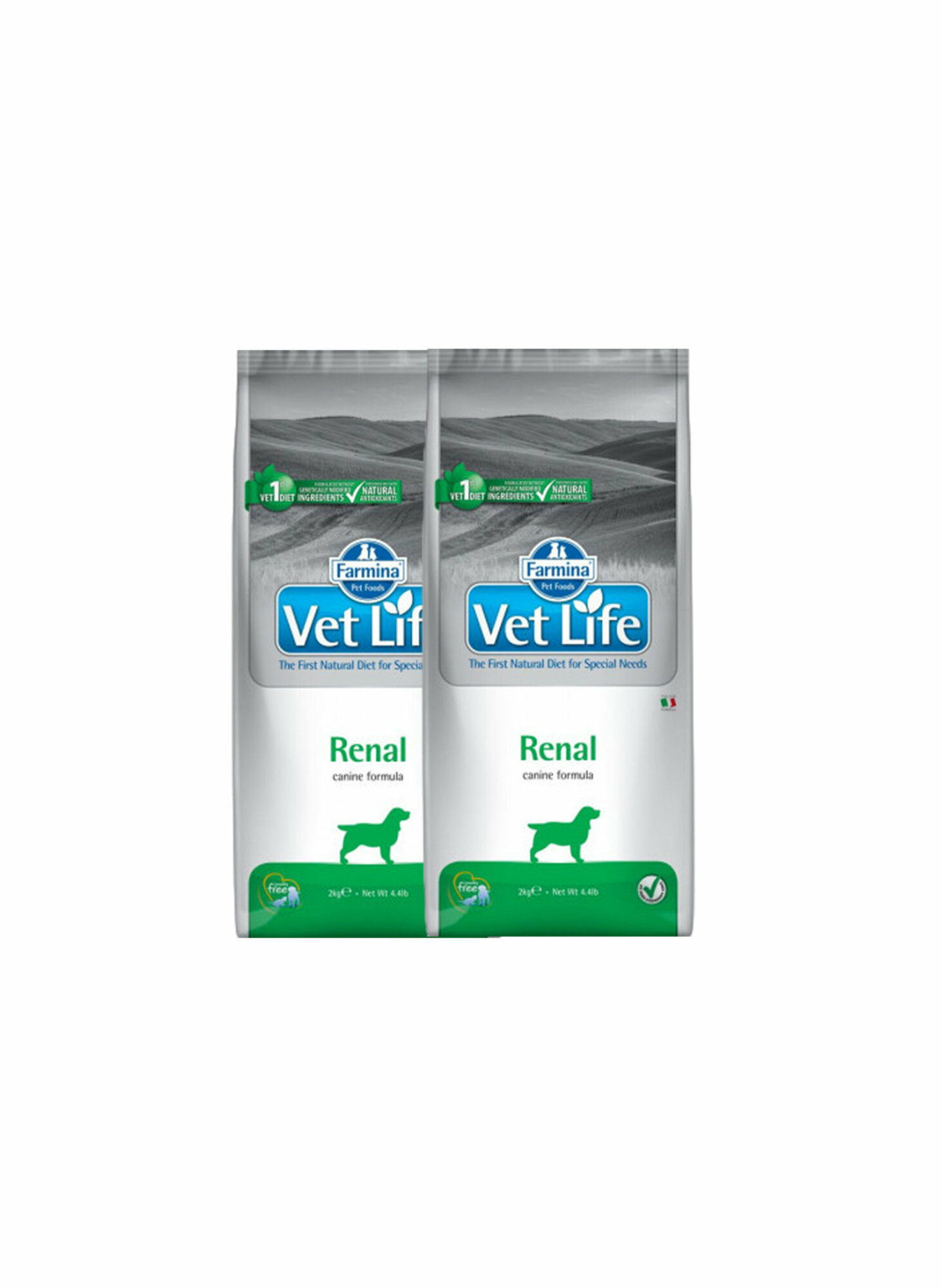 VET LIFE diet dog renal 2 кг х 2 шт.