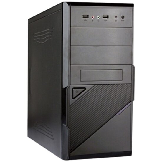 Корпус Exegate BA-201 Black mATX без БП EX284022RUS