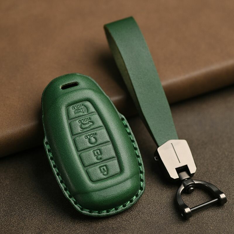 Чехол кожаный для смарт ключа Hyundai (5 кнопок)