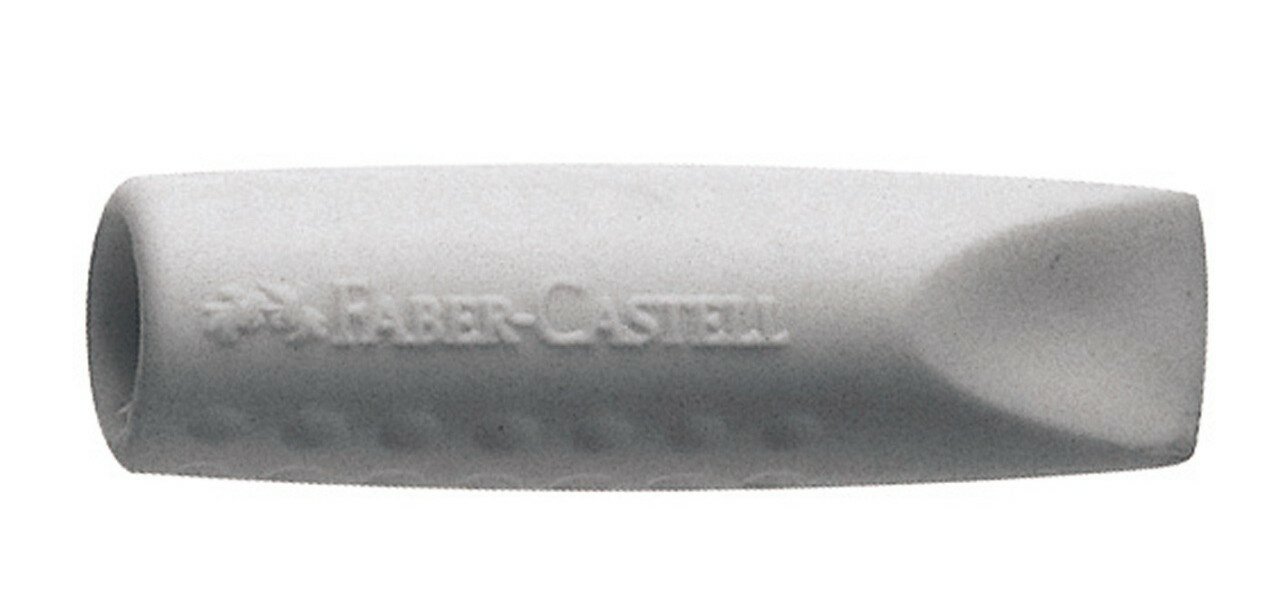 Ластик Faber Castell Ластик-колпачок GRIP 2001, серый
