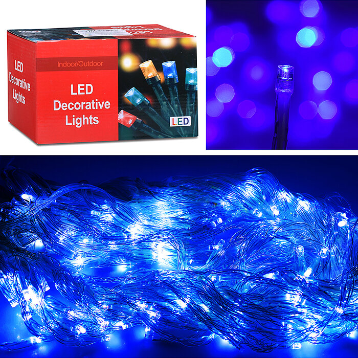 Электрогирлянда "Водопад" S1269-4 светодиодная 2*3м, синий