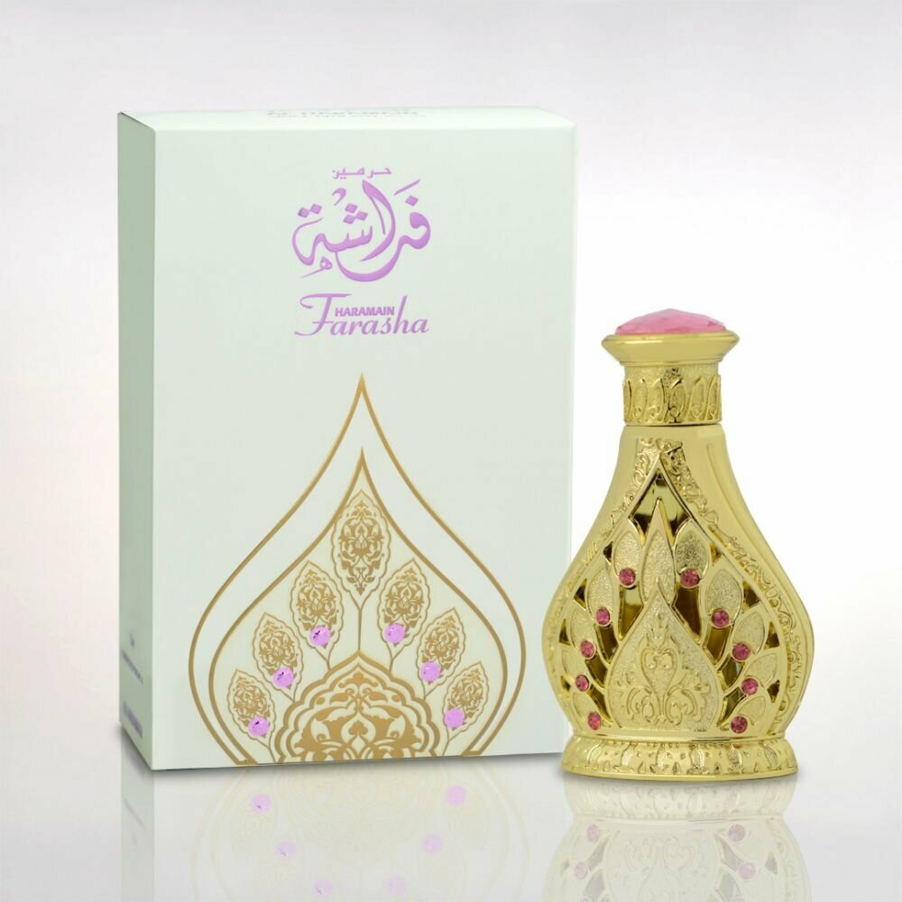 Масляные духи Al Haramain Farasha, женские, пудровые, фруктовые, 12 мл — фото 1
