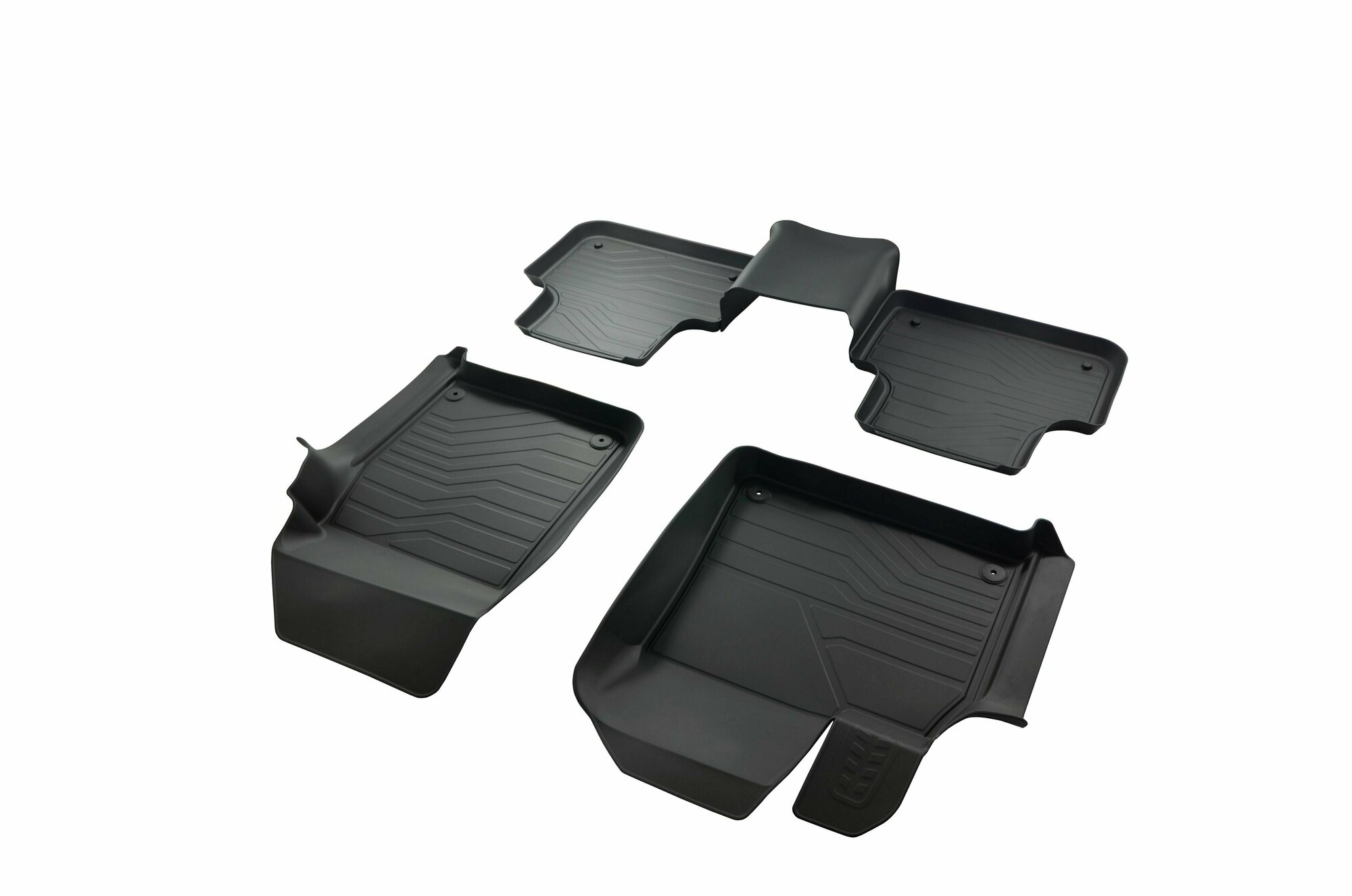 Коврики для салона резиновые SRTK 3D LUX для Audi Q7 II (2015-)