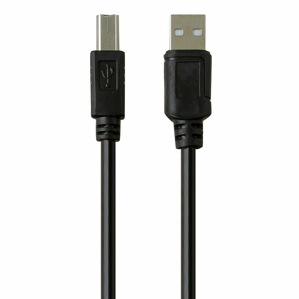 USB Дата-кабель USB-A - USB-B для принтеров, сканеров и т. п. 1.8 метра, черный