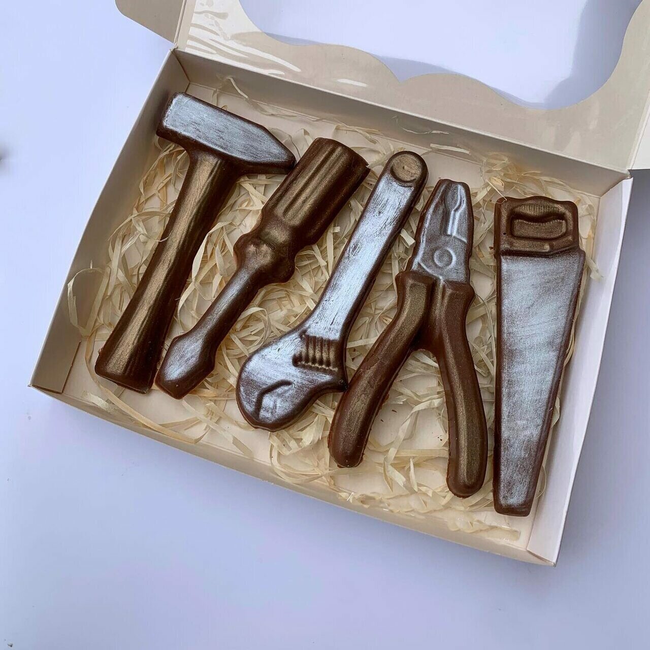 Шоколад подарок мужчине Шоколадные инструменты, ShokoTrendy подарочный набор 5 штук