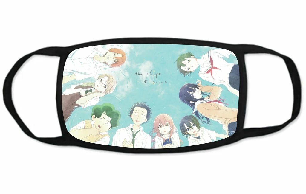 Маска на лицо Форма Голоса №4, Взрослая - 20 на 12, 5 см