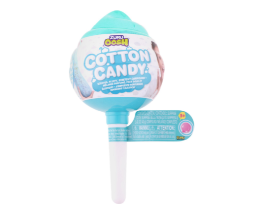 Zuru Oosh Игровой набор Cotton Candy Конфета на палочке со сквишем 3 предмета жвачка 8628SQ1