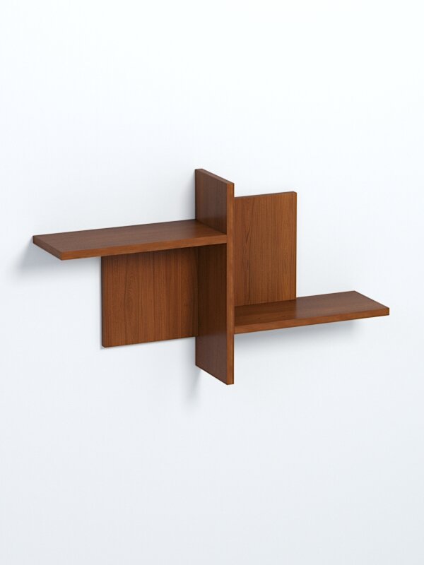 Полка настенная "вайб" №17, Орех. Производитель товара - компания Westcom.