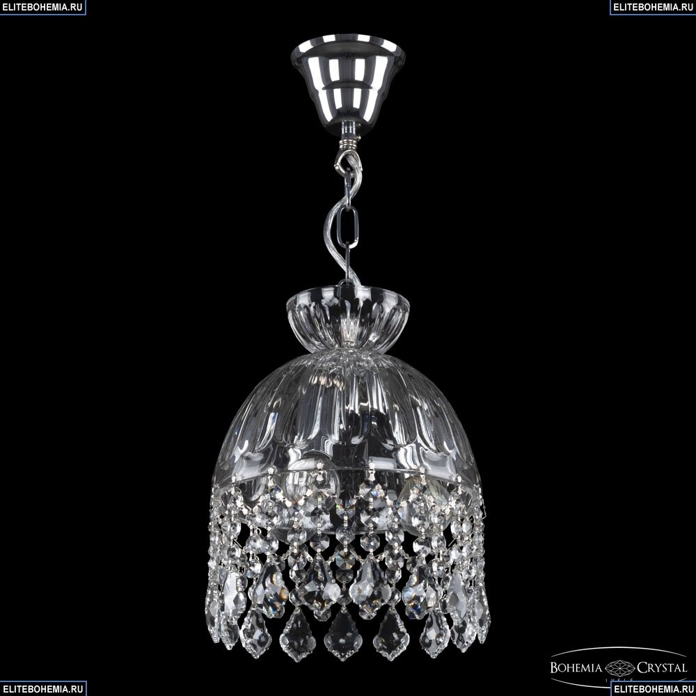 5478/22 Ni Clear/M-1H Leafs Подвесной хрустальный светильник Bohemia Ivele Crystal