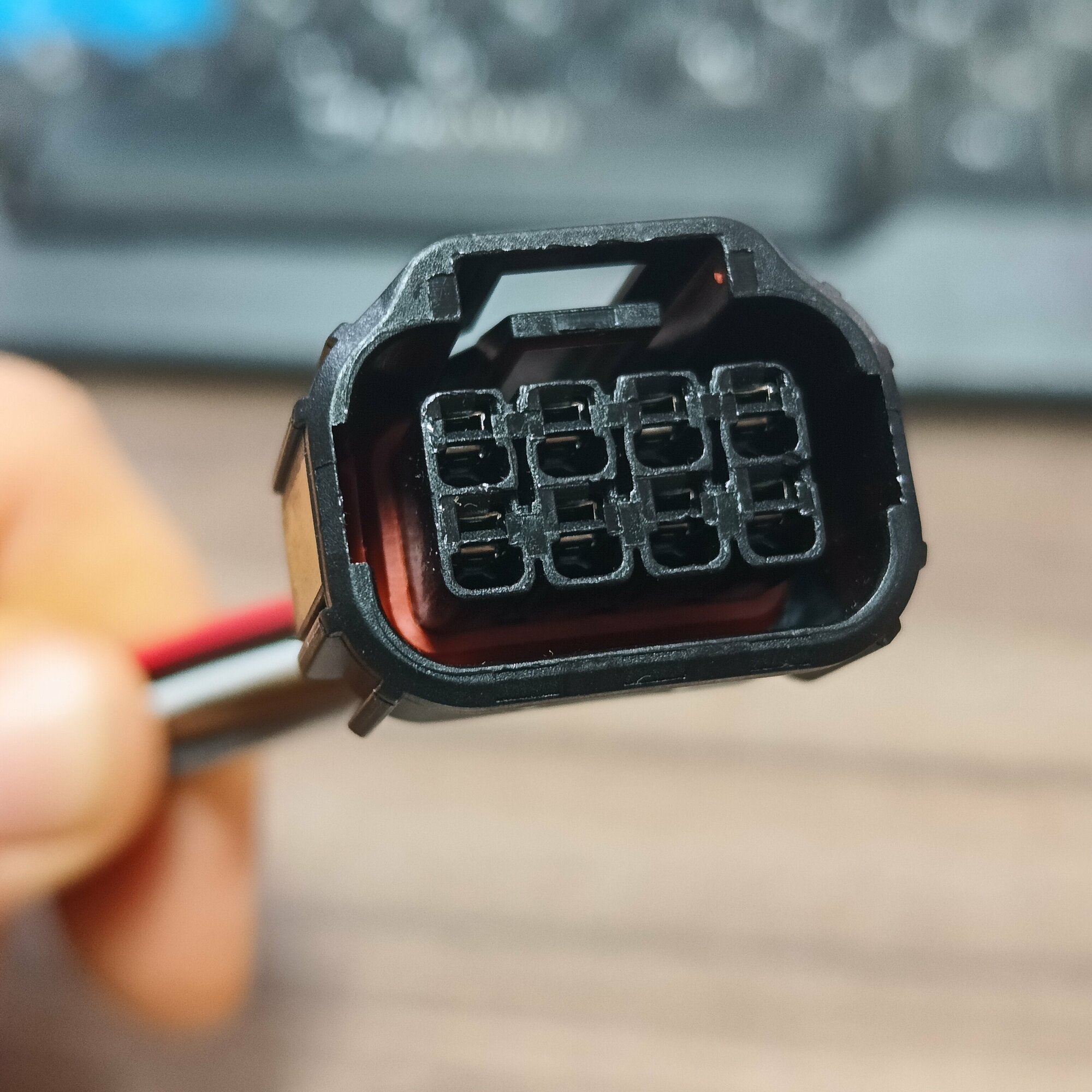 Разъем (штекер) 8 контактов блок-фары Honda