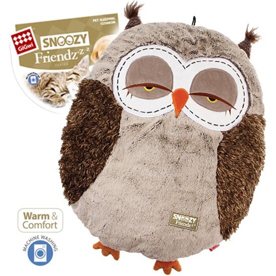 Лежанка Gigwi Snoozy Friendz Сова 57х45х6 см