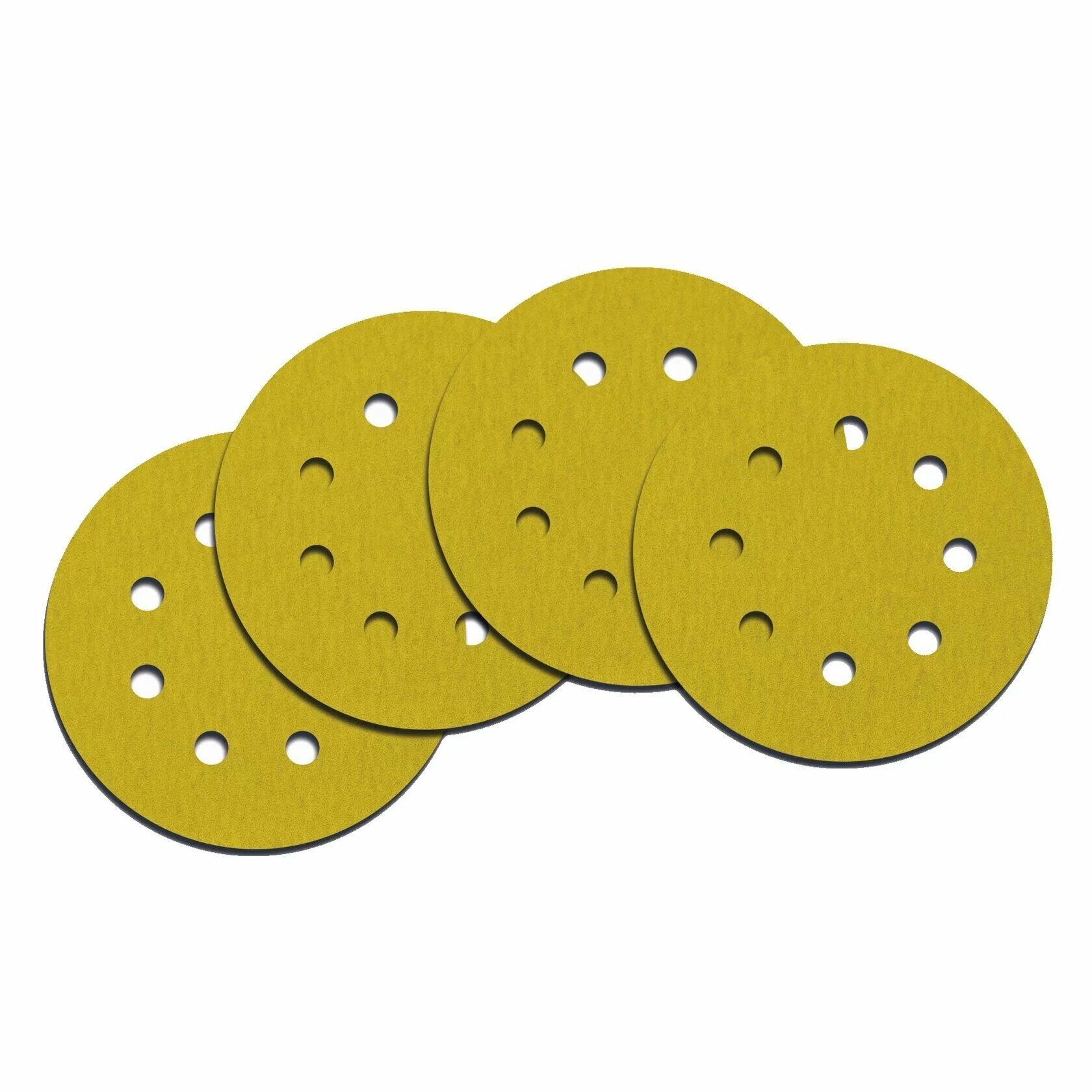 Абразивный круг на липучке Gold (желтый) GP CA331 150х15Н Р 100 DEERFOS, Корея