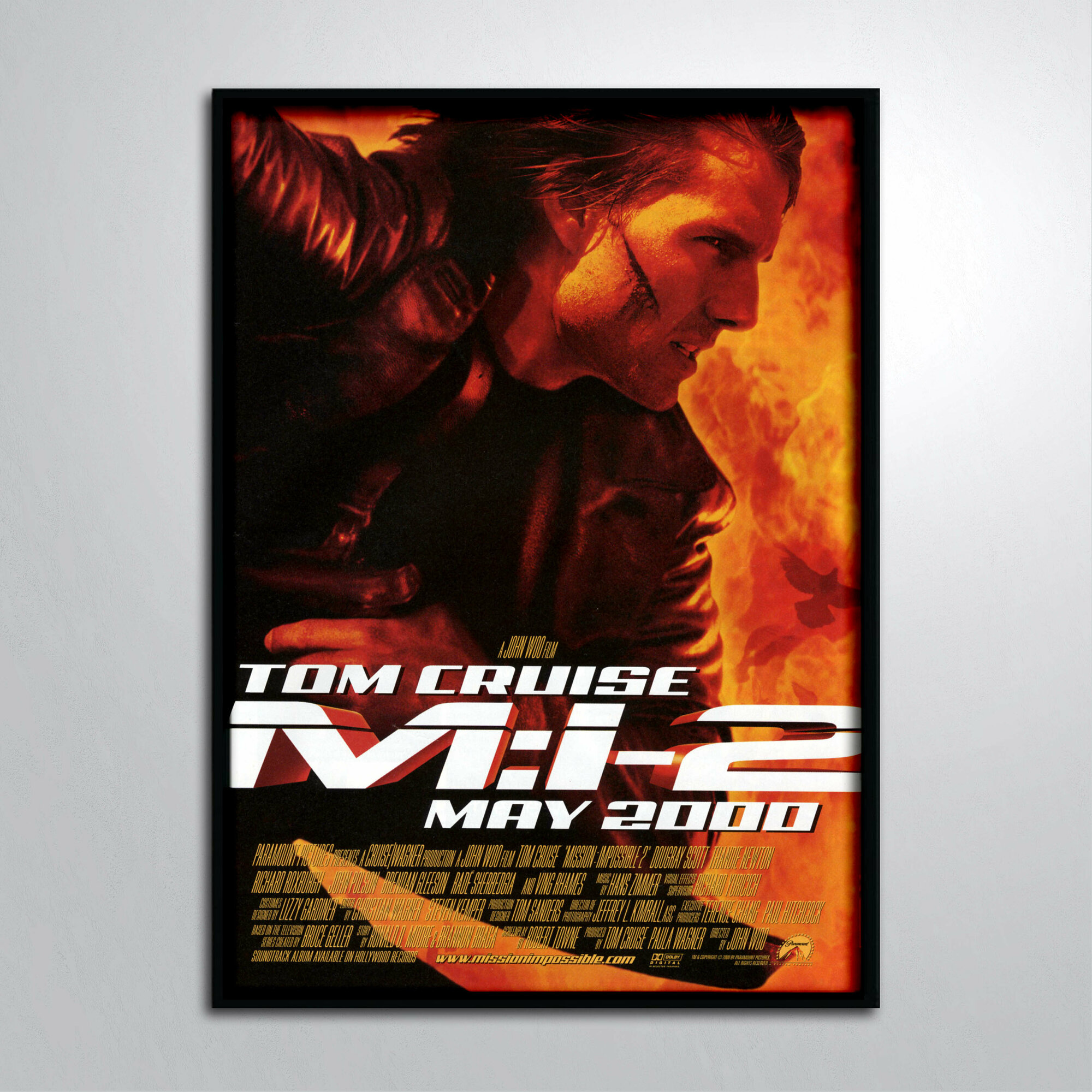 Постер в раме/Миссия невыполнима 2 Том Круз Оригинал Mission Impossible 2 part