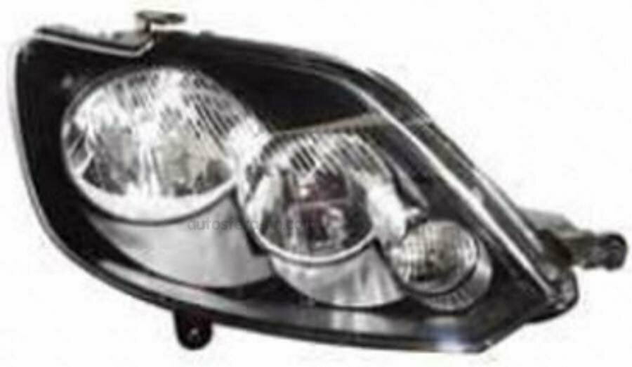 DEPO 44111D2RMLDEM2 фара правая! электр. черная\ VW Golf 6 Plus 09>