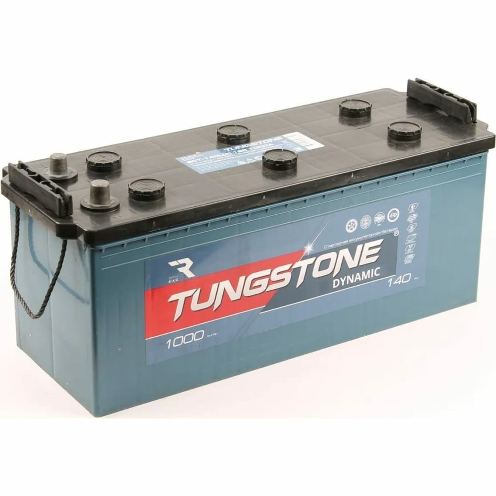 Автомобильный аккумулятор Tungstone Dynamic 6ст-140 с гибридной химией, клеммный тип, для легковых и грузовых авто