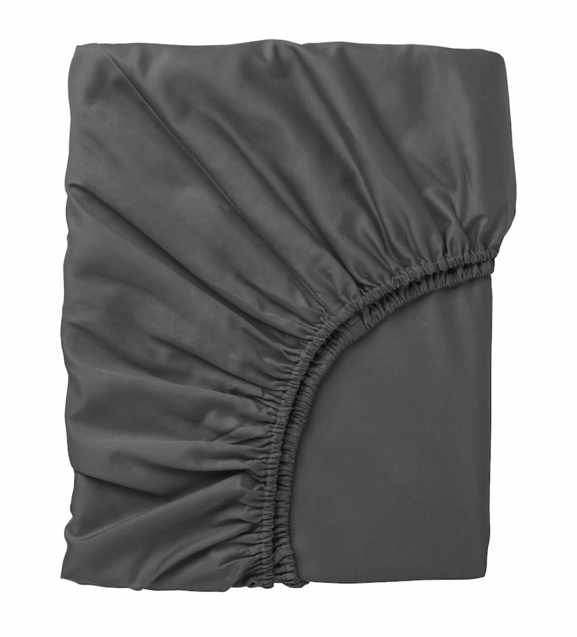 NATTJASMIN Простыня IKEA, темно-серая 160x200 см