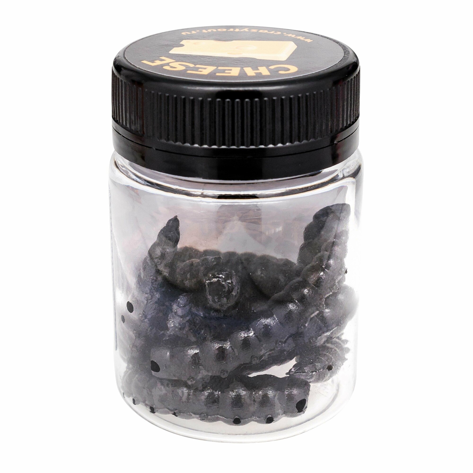 CRAZY TROUT / Силиконовая приманка для ловли форели SENIOR цвет: черный