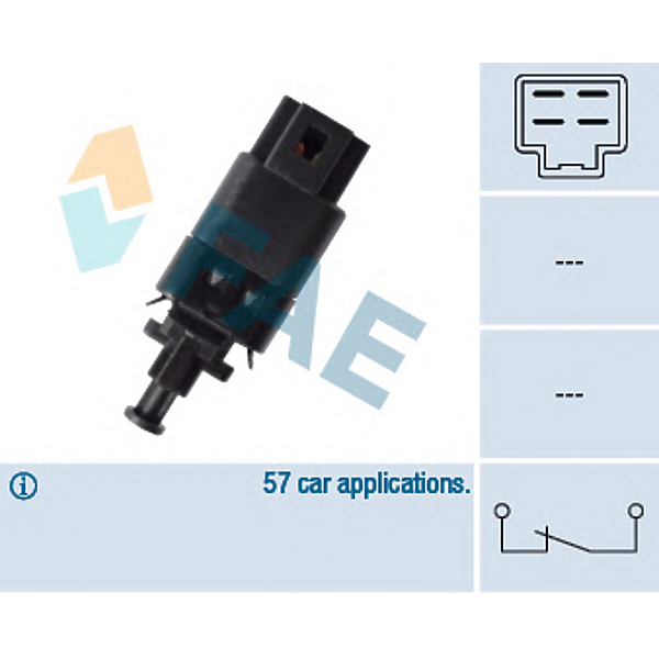 FAE 24784 (95368628 / 96436331 / 96440925) датчик стоп-сигнала gm