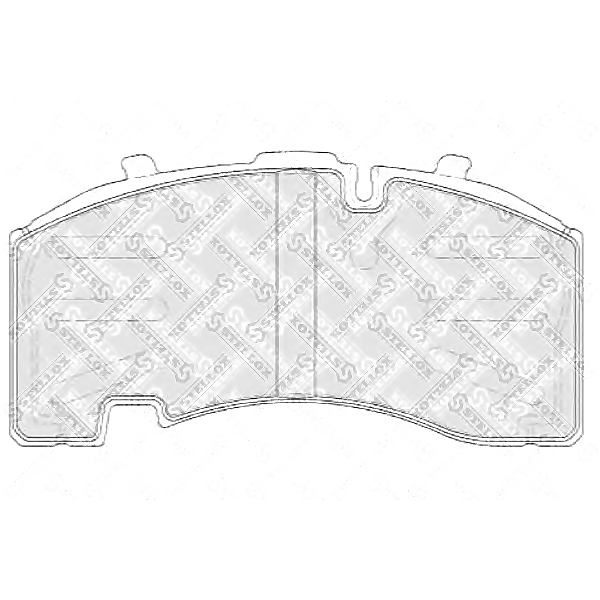 STELLOX 85-01430-SX (05.092.90.08.0 / 0509290060 / 0509290080) колодки дисковые без пластин и р / к 29171 210.8x108x30 \bpw,