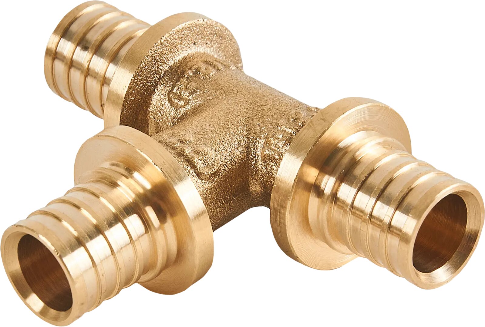 Тройник Ростерм 16x16x16 мм латунь