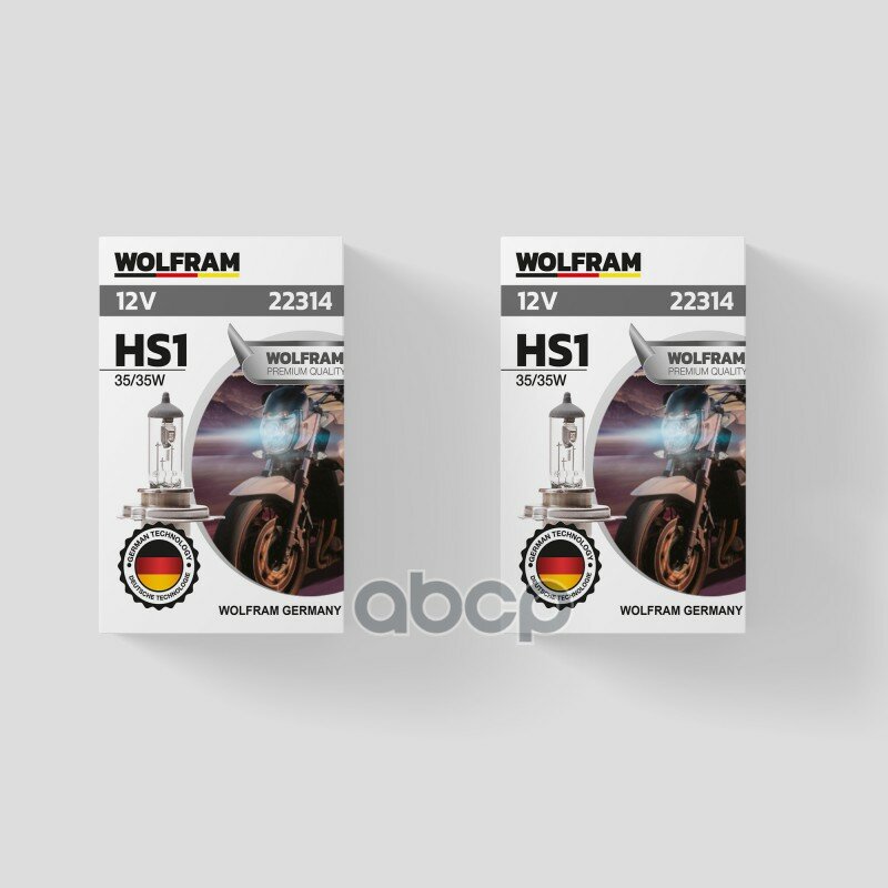 Лампа HS1 35/35W PX43t 12v 22314 WOLFRAM/64185 64185 WOLFRAM арт. 22314