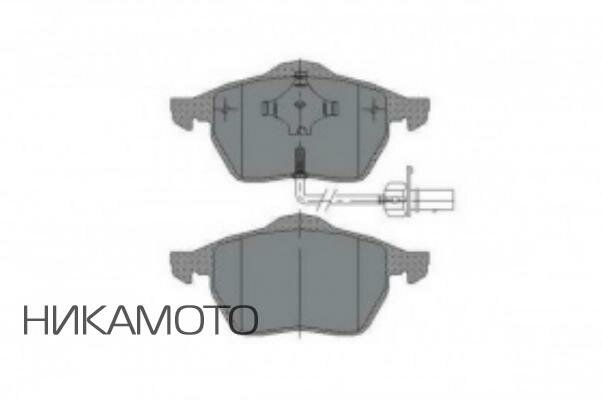 SCT GERMANY SP259 SCT Тормозные колодки (комплект 4 шт.) SP 259 AUDI 100