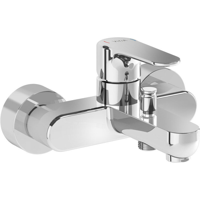 Смеситель Vitra Root Round A42725EXP для ванны, хром