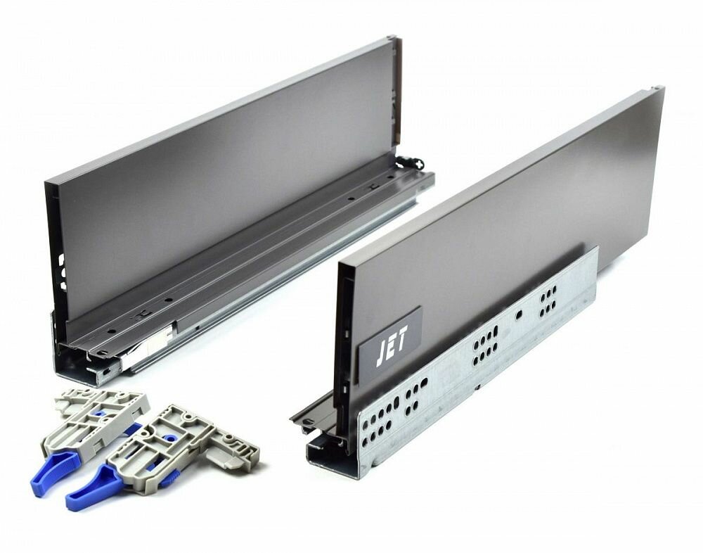 Ящик JET JETBOX ULTRA 218 с доводчиком H120мм L500мм, антрацит