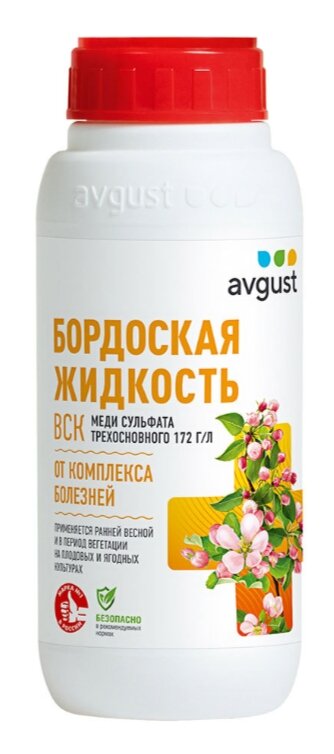 Удобрение бордоская жидкость август 500мл
