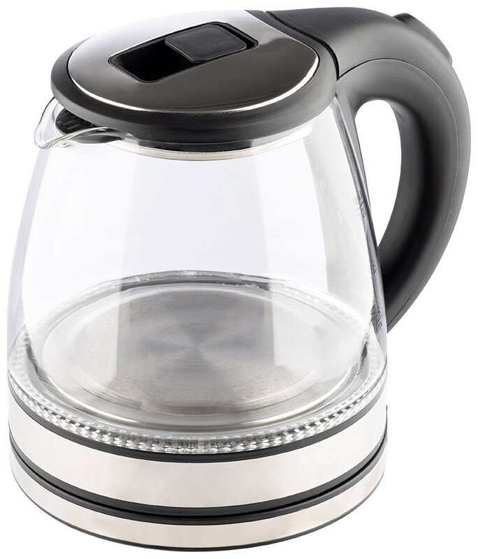 Чайник электрический Homestar HS-1052, 1.2 л, черный (106462)