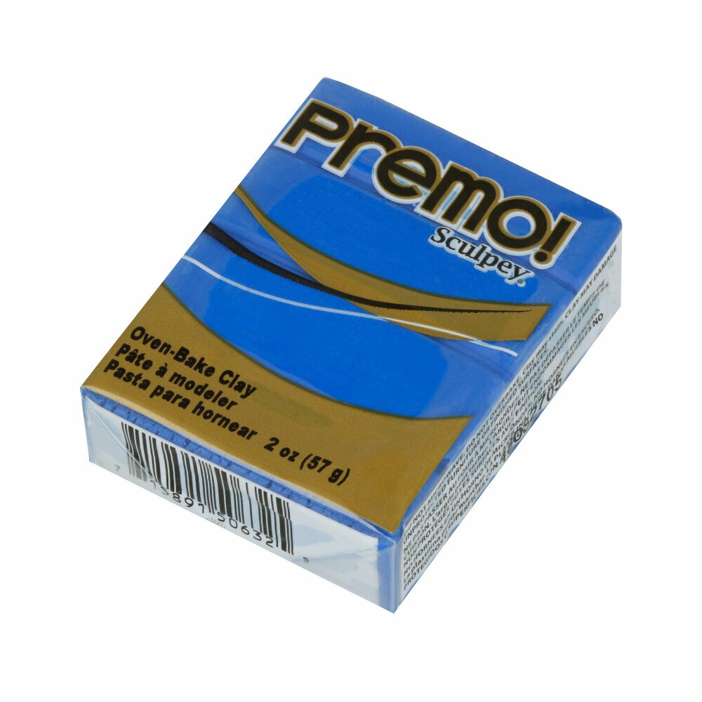 Sculpey Premo полимерная глина PE02 57 г 5063 голубой кобальт