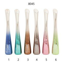 8045-03 Под-ка д/гл. цветн. с тонкой кисточкой, тёмно-коричн.