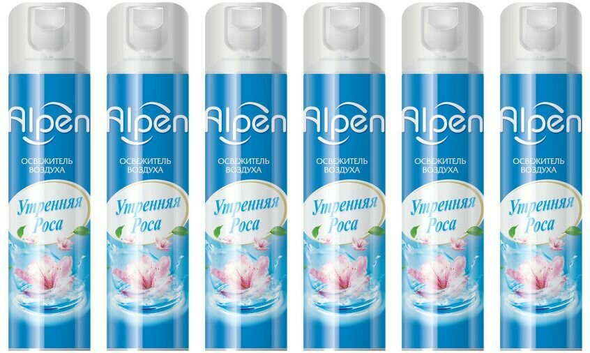 Alpen Освежитель воздуха Утренняя роса, 300 мл, 6 штук